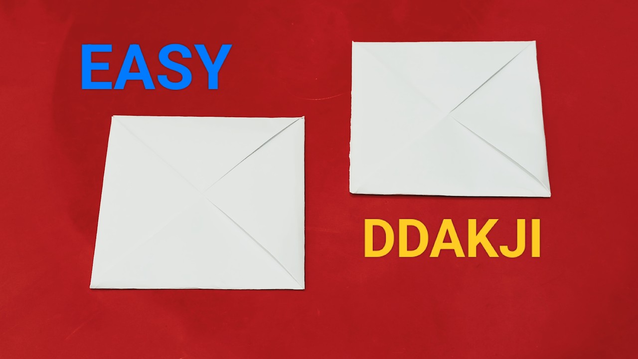 How to Make Paper Ddakji | Squid Game 2 Ddakji Easy Tutorial - YouTube