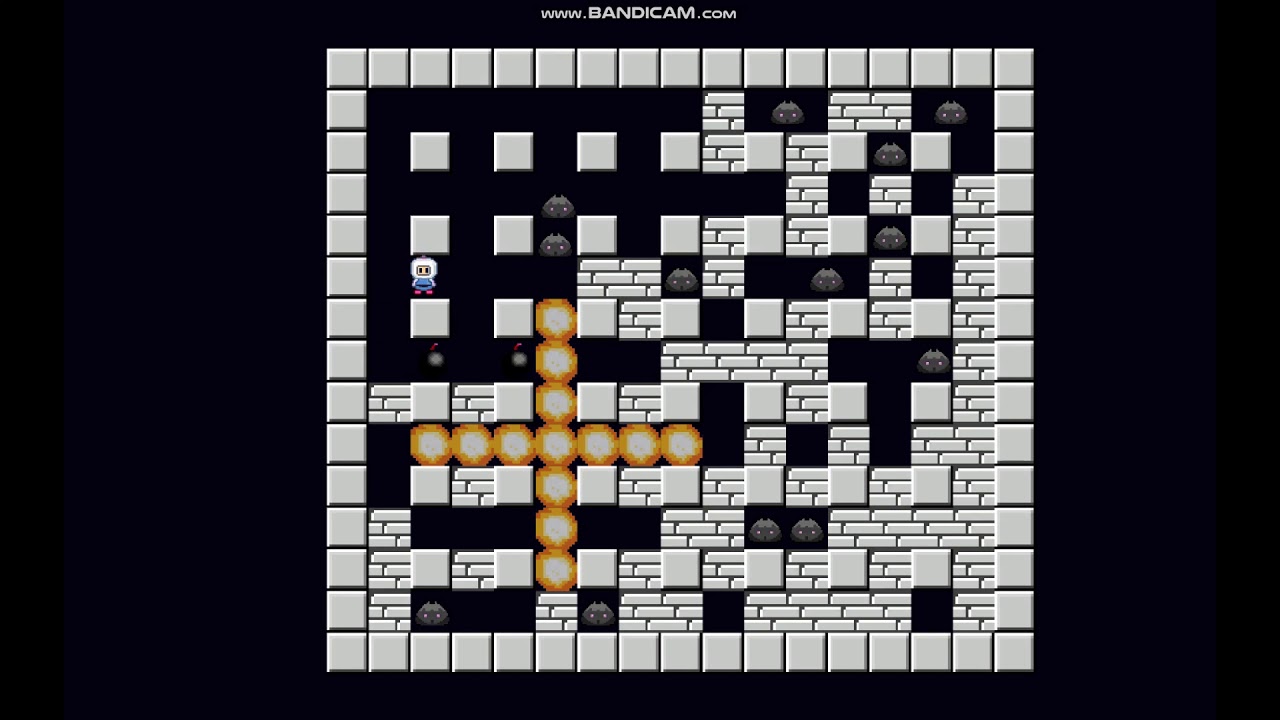 Gameplay Bomberman 2D Unity - Project Akhir Komputasi Multimedia - YouTube
