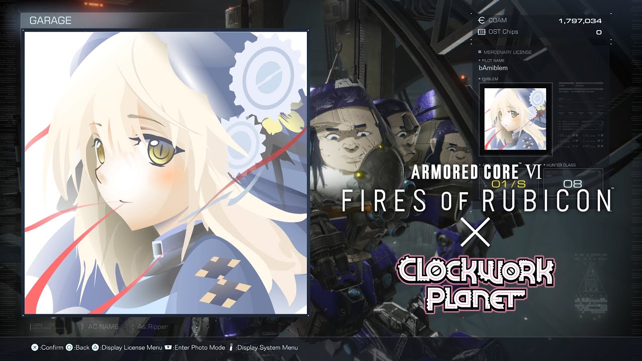 AC6 Emblem - Ryuzu | Speedbuild【PS5】 - YouTube