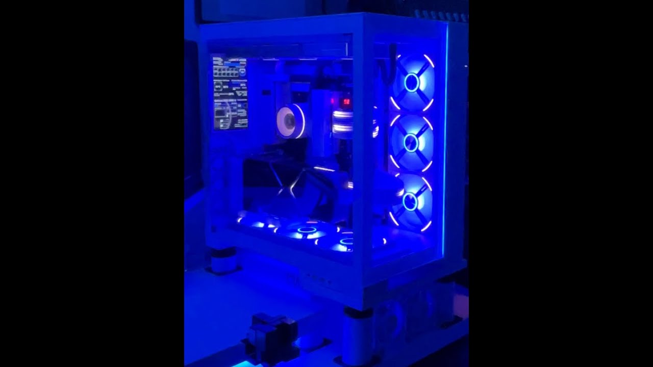 More tweaks to the Lian Li EVO desk setup - YouTube