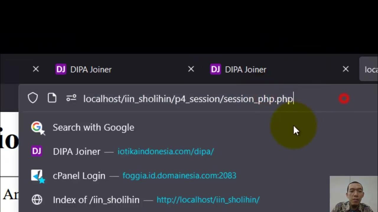 PHP SESSION untuk Fitur Login - Logout | Latihan DIPA Joiner - YouTube