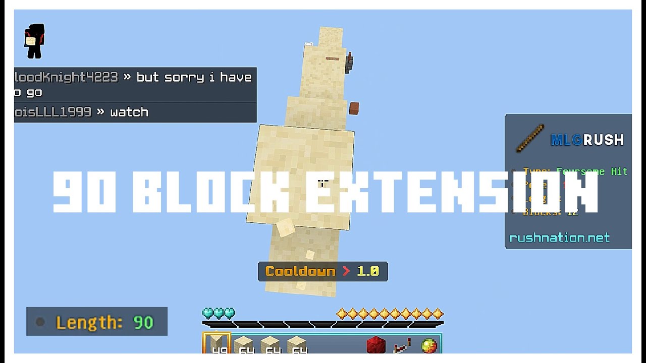 90 Block Extension In Minecraft | Rushnation - YouTube