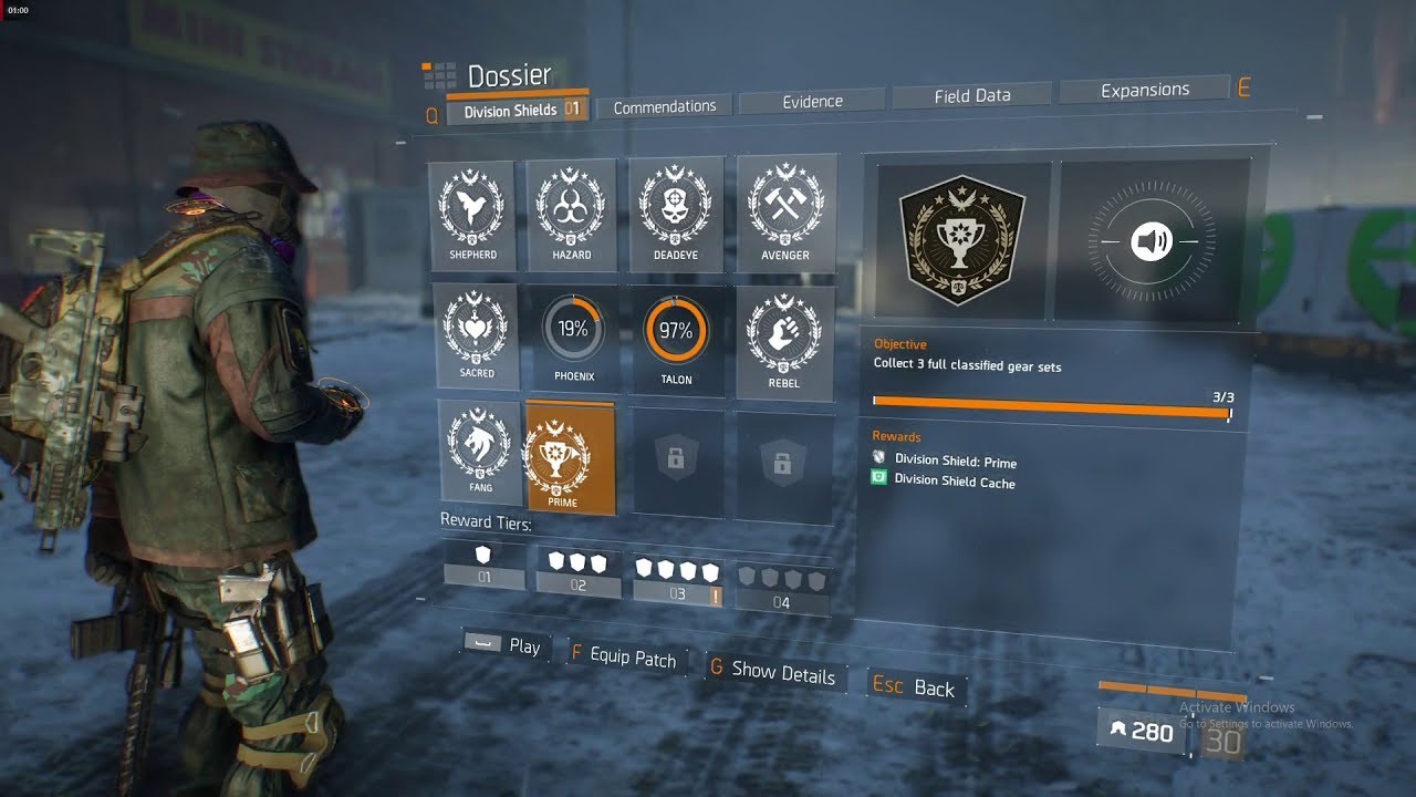 The Division: Prime Shield Cache Unlocked !! - YouTube
