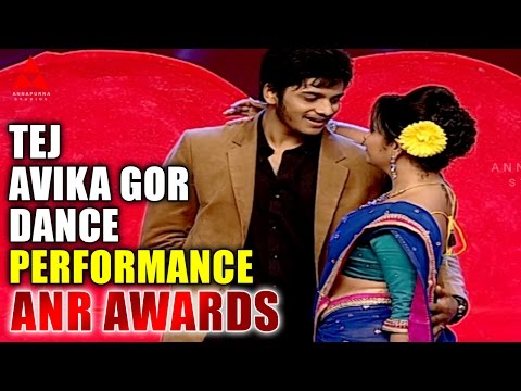 Teja and Avika Gor Dance Performence For Ho.... Chinni Chinni Chinni  Asalu Song at ANR Awards