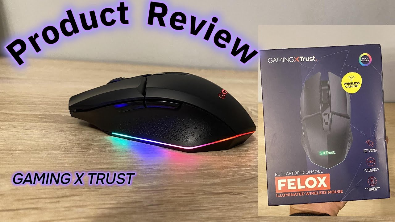 GAMING X TRUST MOUSE GAMING WIRELESS - YouTube