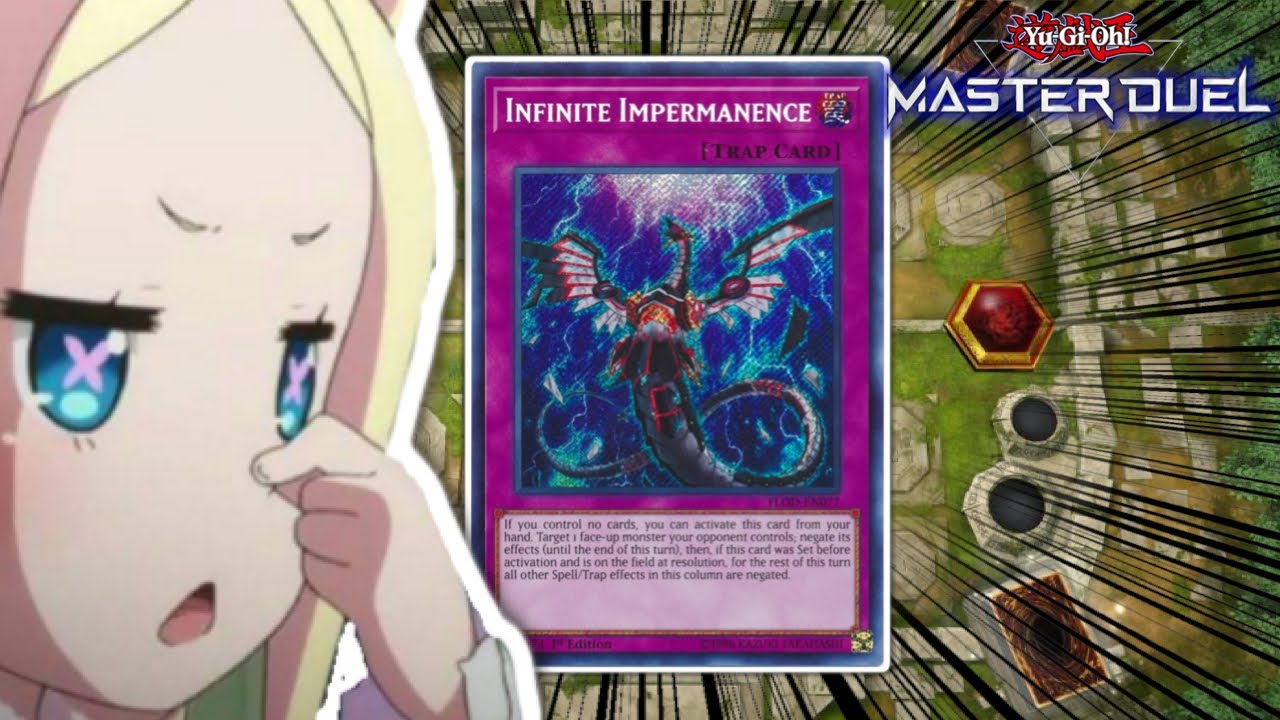 INFINITE IMPERMANENCE STINKS ON YU-GI-OH MASTER DUEL - YouTube