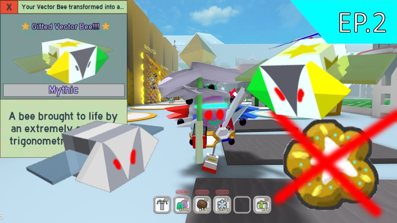 Roblox Bee Swarm Simulator EP.2 รีวิวและบอกวิธีปลี่ยน vector bee ให้ ...