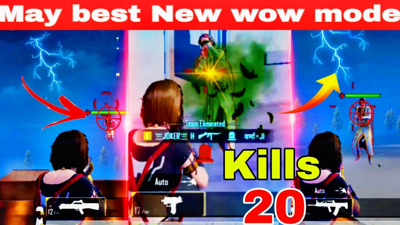 Haw to play wow mode in BGMI 😈| wow mode gameplay video - YouTube