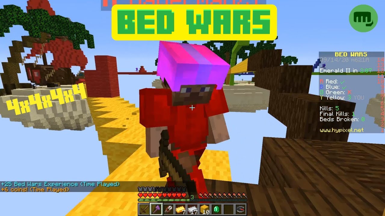 HYPIXEL BED WARS | If You're Not First, You're Last | Minecraft Java Edition 1.16.2 Vanilla ...
