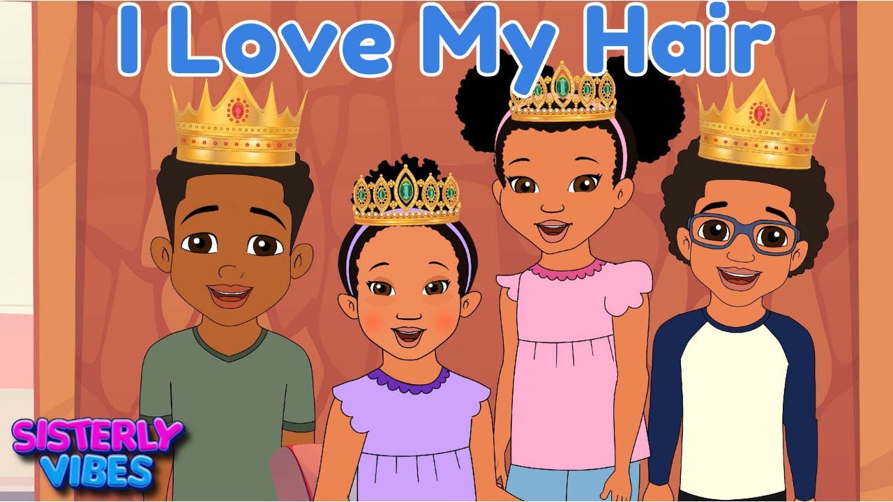 💚 I Love My Hair! 🎶 Empowering Kids Song & Fun Nursery Rhymes ...