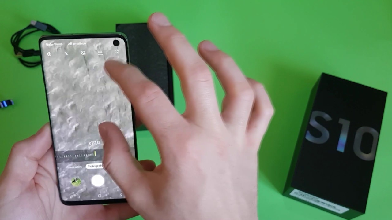 Samsung galaxy s10 review & test - YouTube