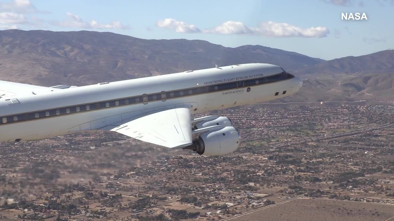 NASA low-flying research mission seen (and heard) over Bakersfield ...