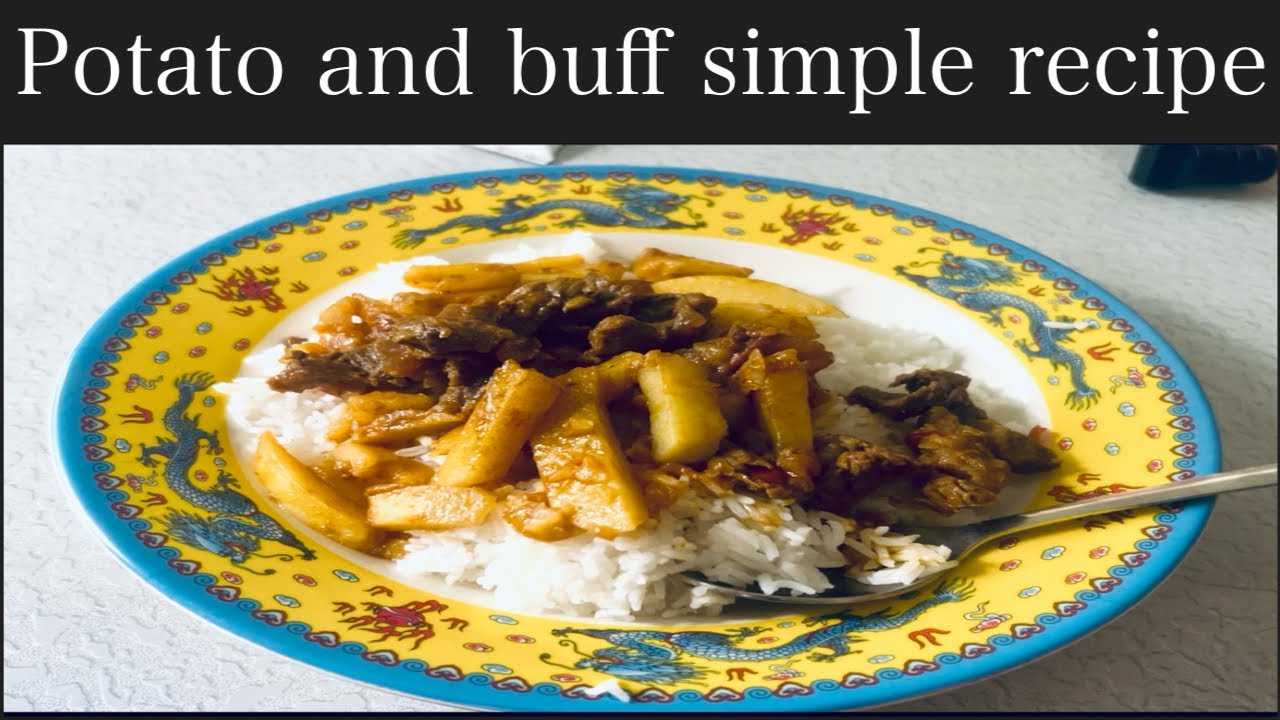Buff and potato || simple recipe #tibetanvlogger - YouTube