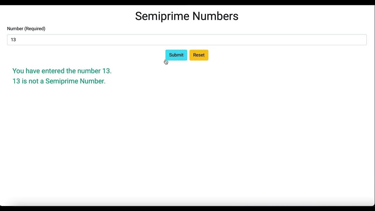 Semiprime Numbers - YouTube