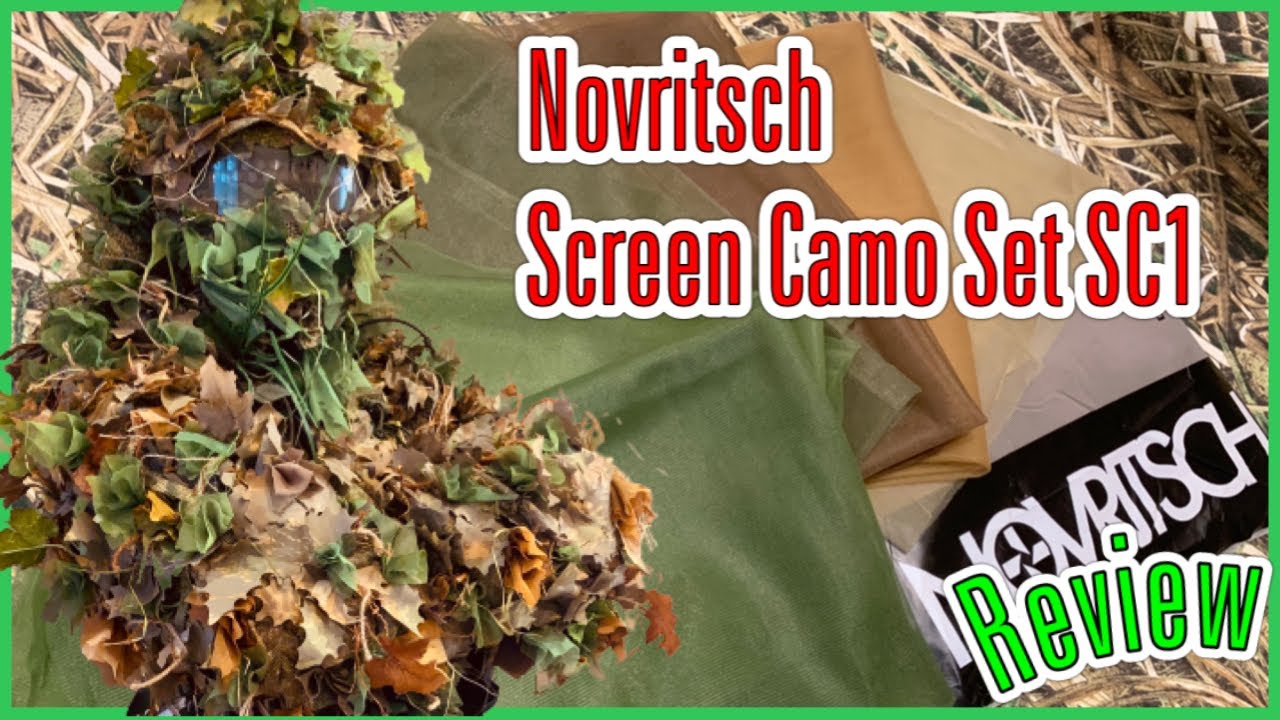 【ギリー】Novritsch Screen Camo Set- SC1 Review【素材】 - YouTube