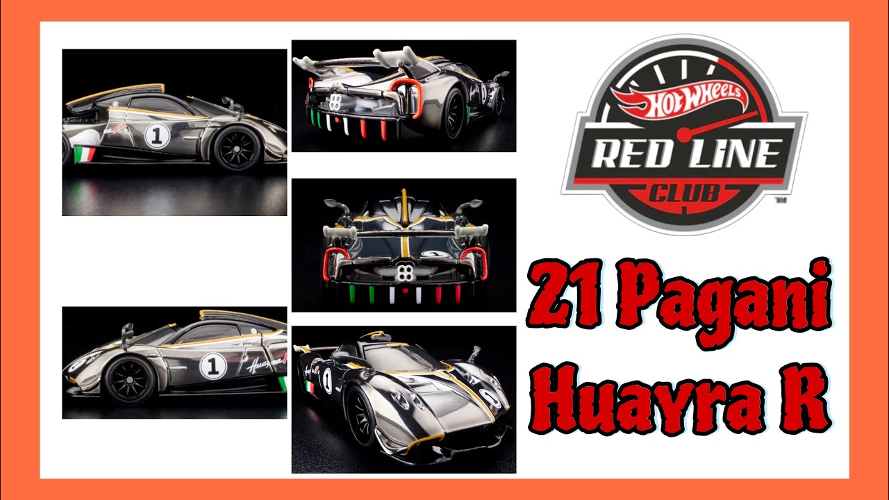 Hot Wheels RLC Pagani Huayra R- Luxury Sports car - YouTube