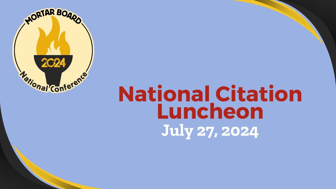 MBNC24 National Citation Luncheon - YouTube