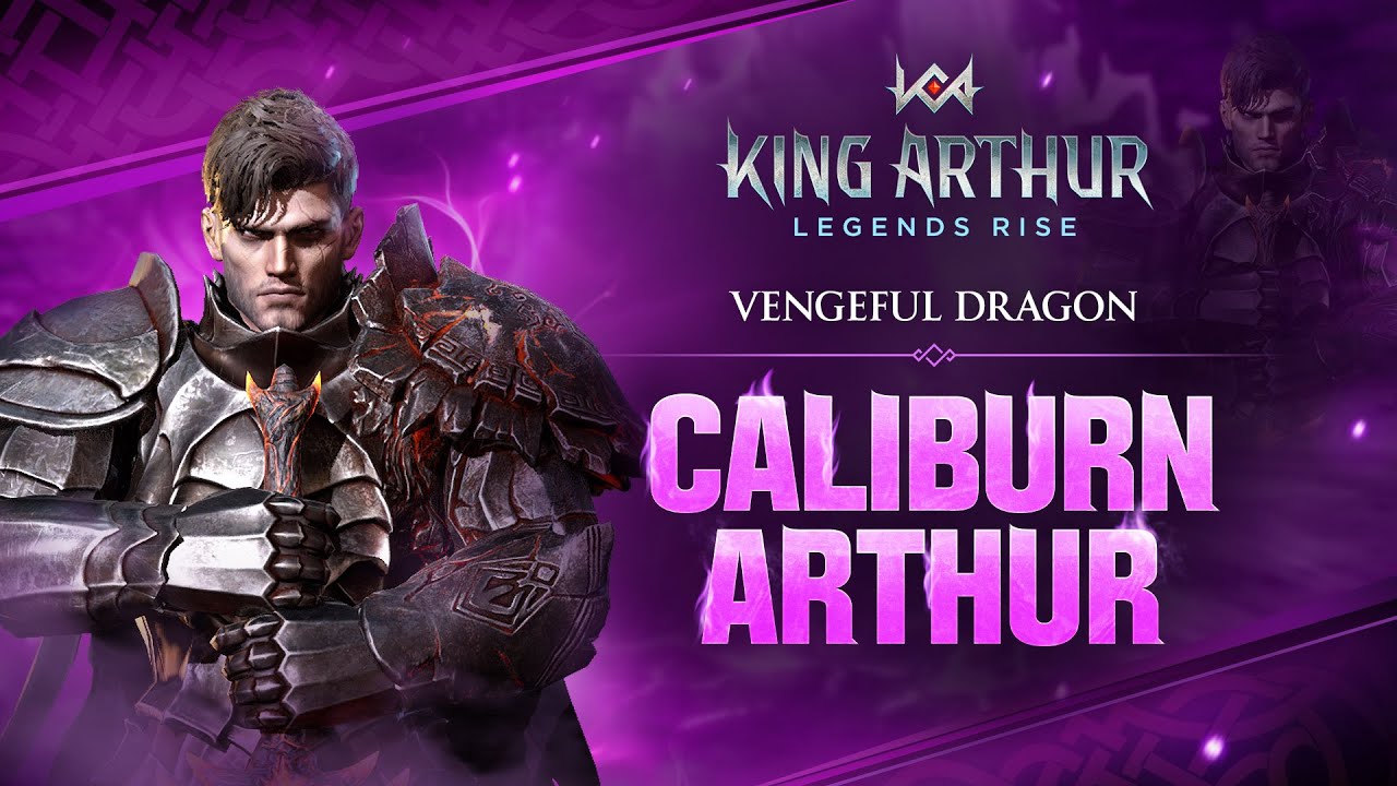 [King Arthur: Legends Rise] Hero Introduction - Caliburn Arthur - YouTube
