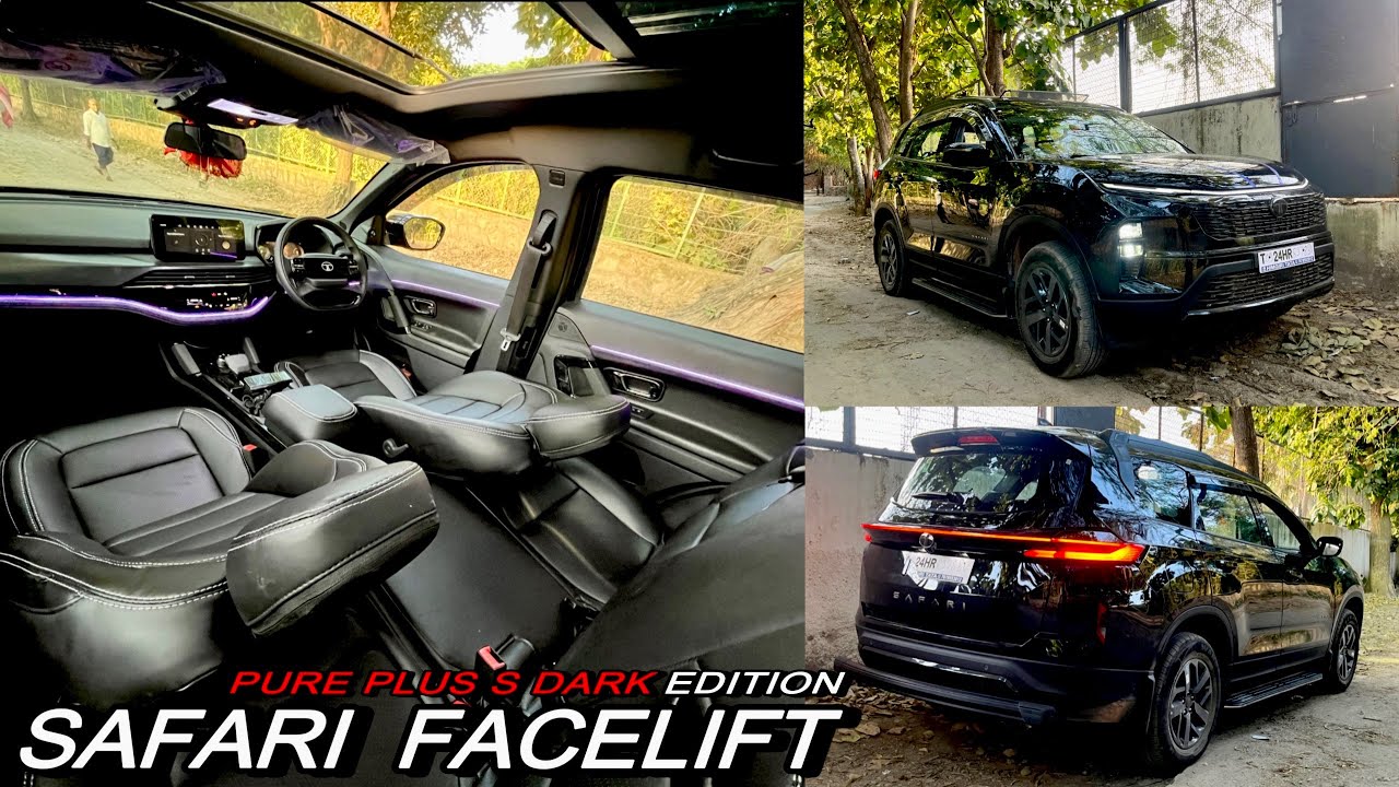 SAFARI FACELIFT MODIFIED | PURE PLUS S DARK EDITION | TATA SAFARI ...