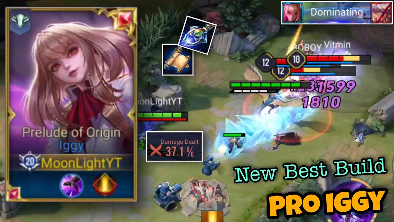 Iggy New Best Build And Pro Gameplay | Gold Medal | Arena of Valor ...