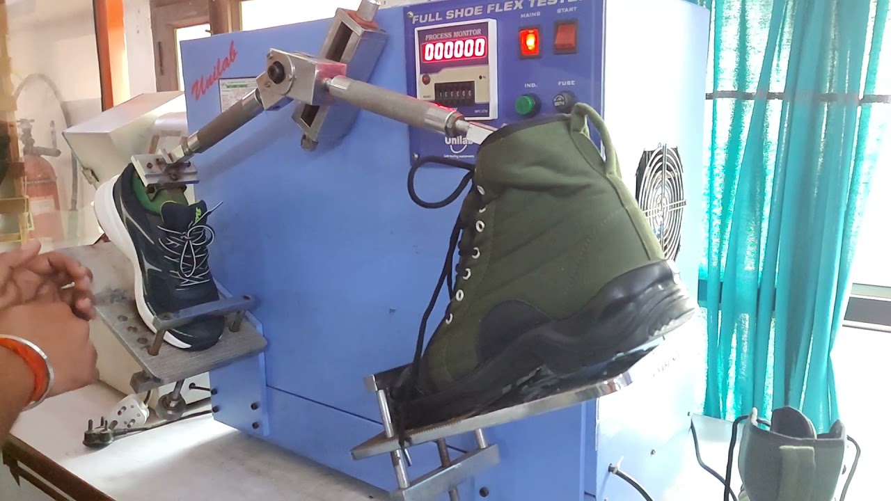 flex test in shoes with full shoe flex tester instrument #footwear ...