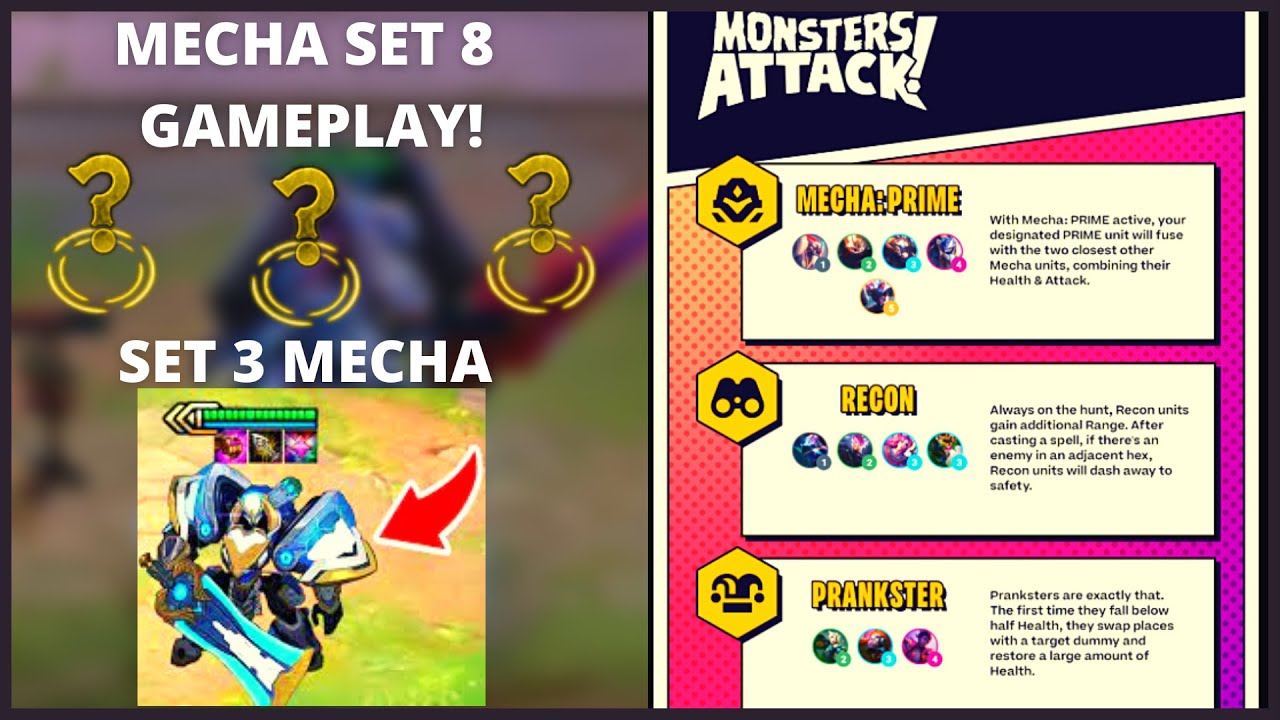NEW SET 8 MECHA Gameplay - YouTube
