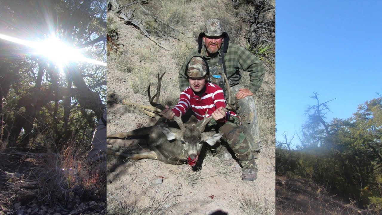 Muzzle Loader Mule Deer .. His First Buck - YouTube