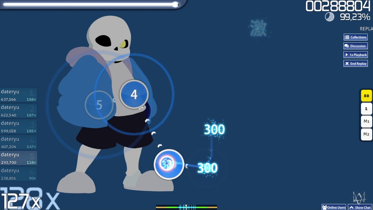 osu! - toby fox - sans [Hard] - YouTube