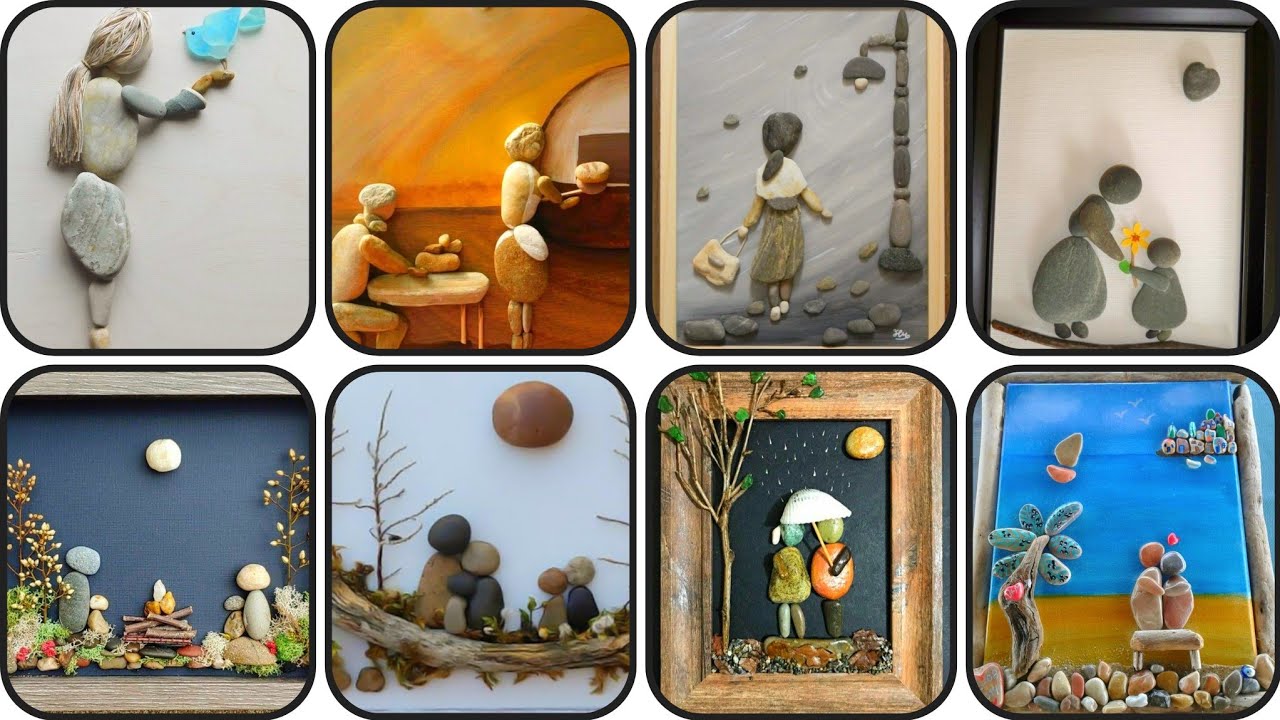 diy best 40+ pebbles art for family//beautiful decoration ideas ...