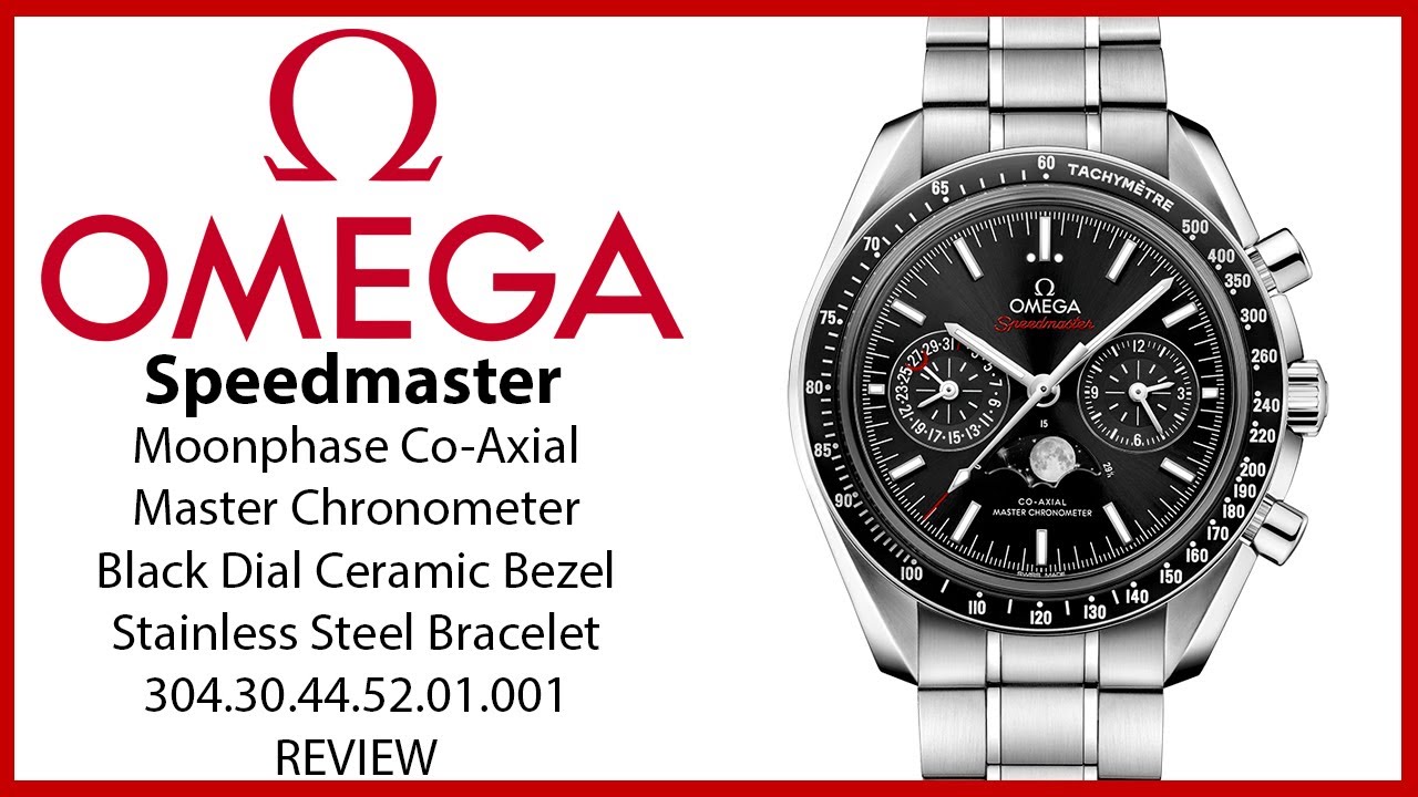 Omega Speedmaster Two Counters Moonphase Co-Axial Master Chronometer ...