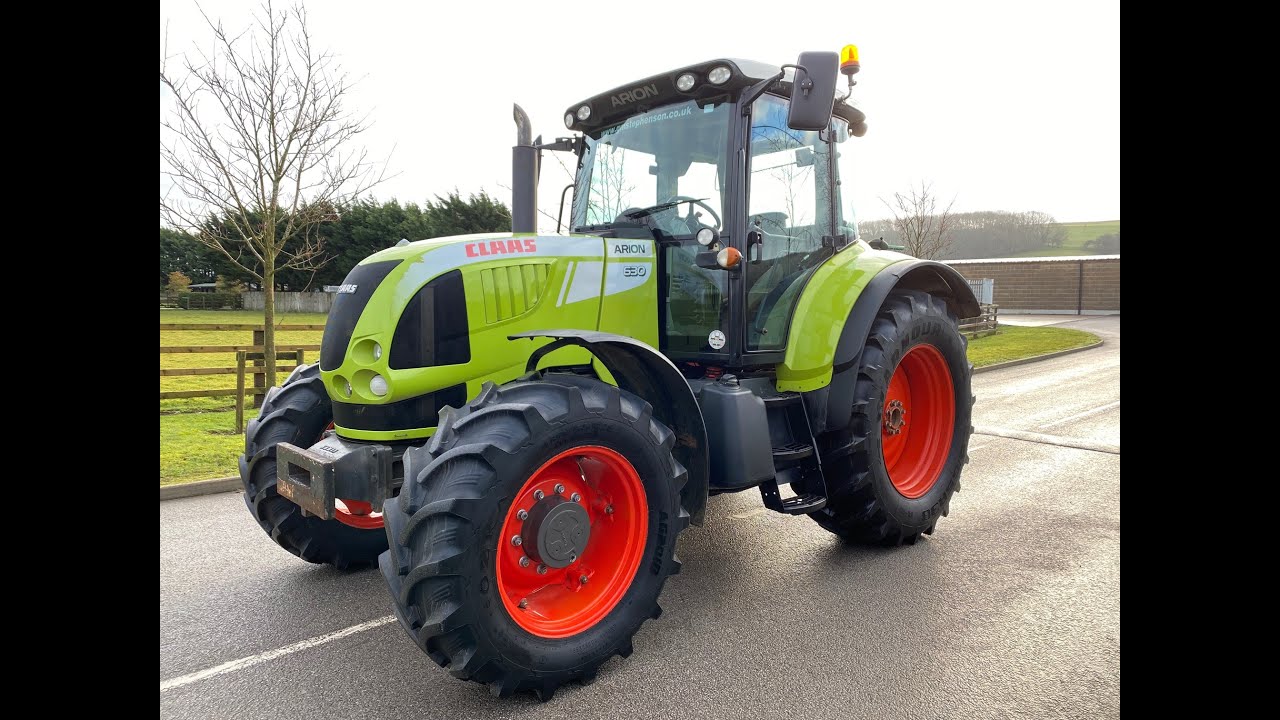 Claas Arion 630 tractor walk around video - YouTube