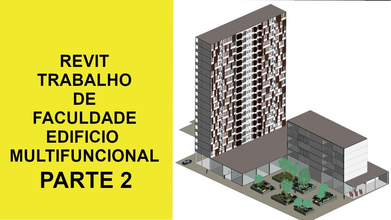Revit Edifício multifuncional projeto completo - YouTube