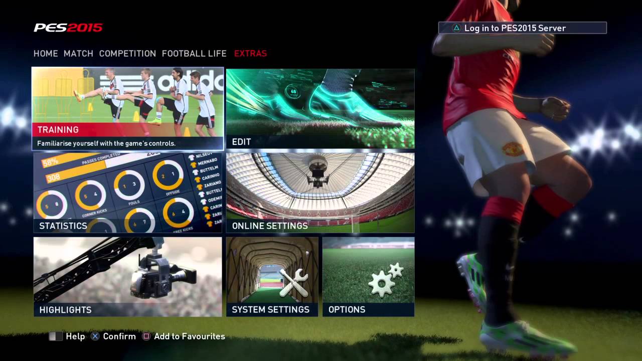 PES 15: Menus - YouTube