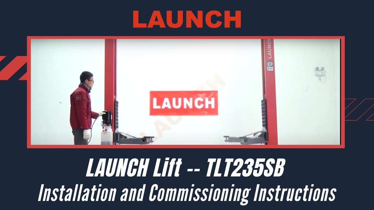 TLT235SB | Installation and Commissioning Instructions | LAUNCH - YouTube