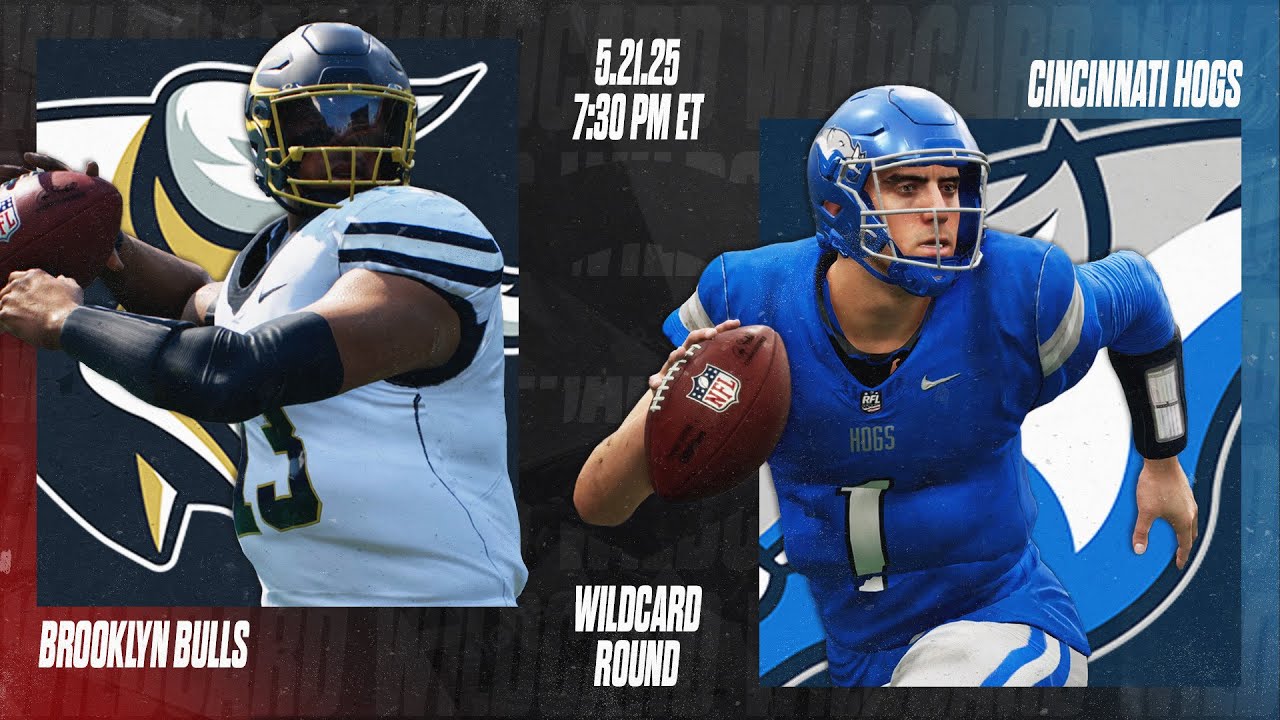 Madden 25: Bulls vs Hogs | ARC Wildcard Game | Season 9 | Team Builder ...