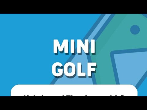 2 player games. Mini Golf in hard mode not easy. - YouTube