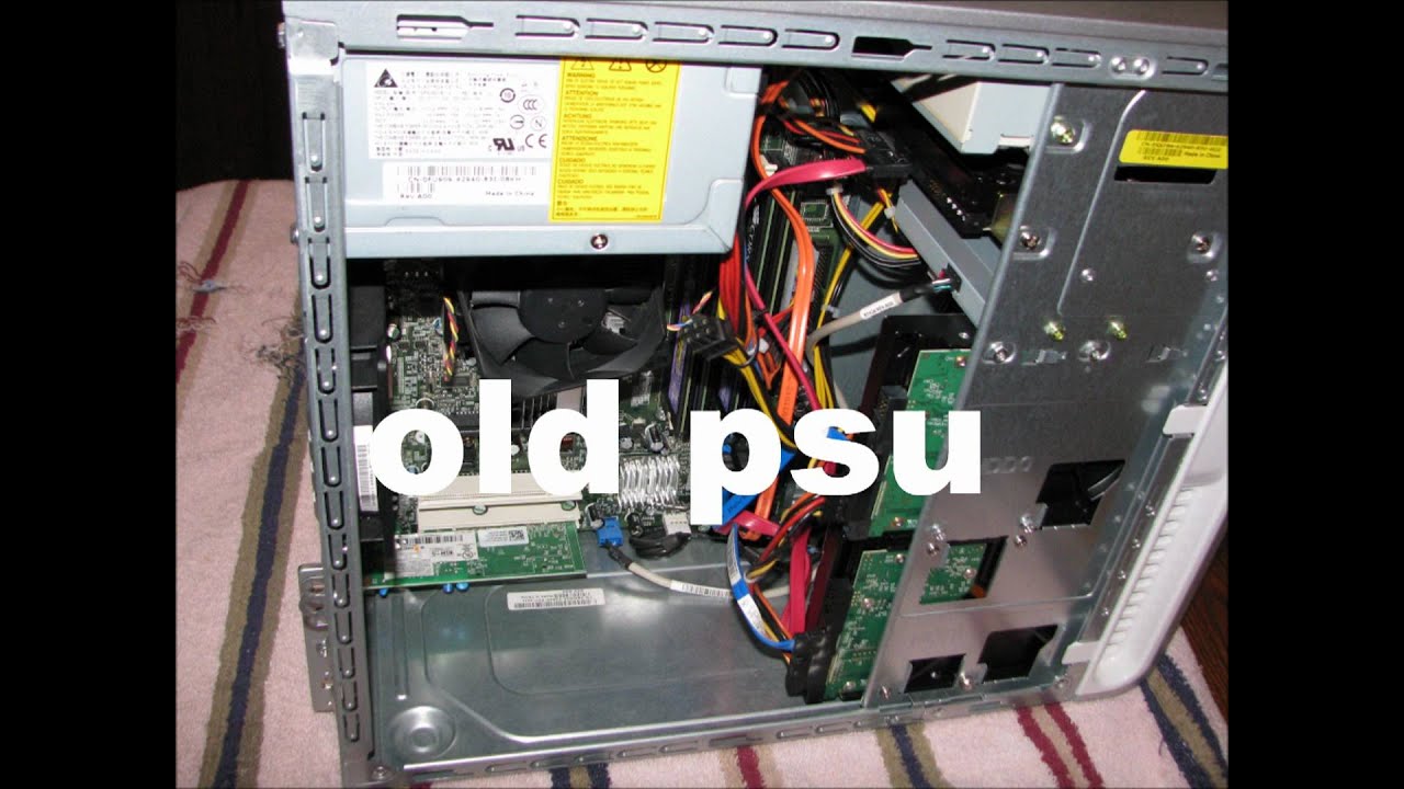 Dell Inspiron 530 PSU swap - YouTube