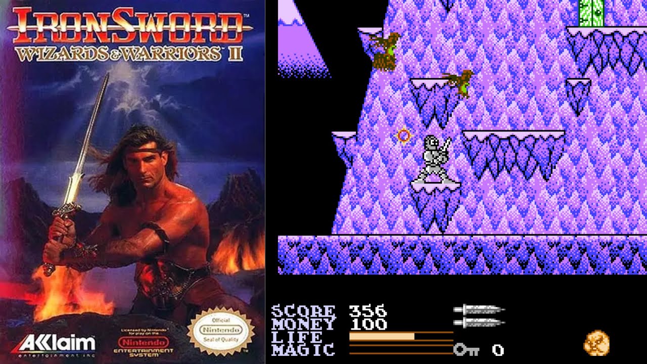 Ironsword: Wizard and Warriors II - (NES) Playthrough - YouTube