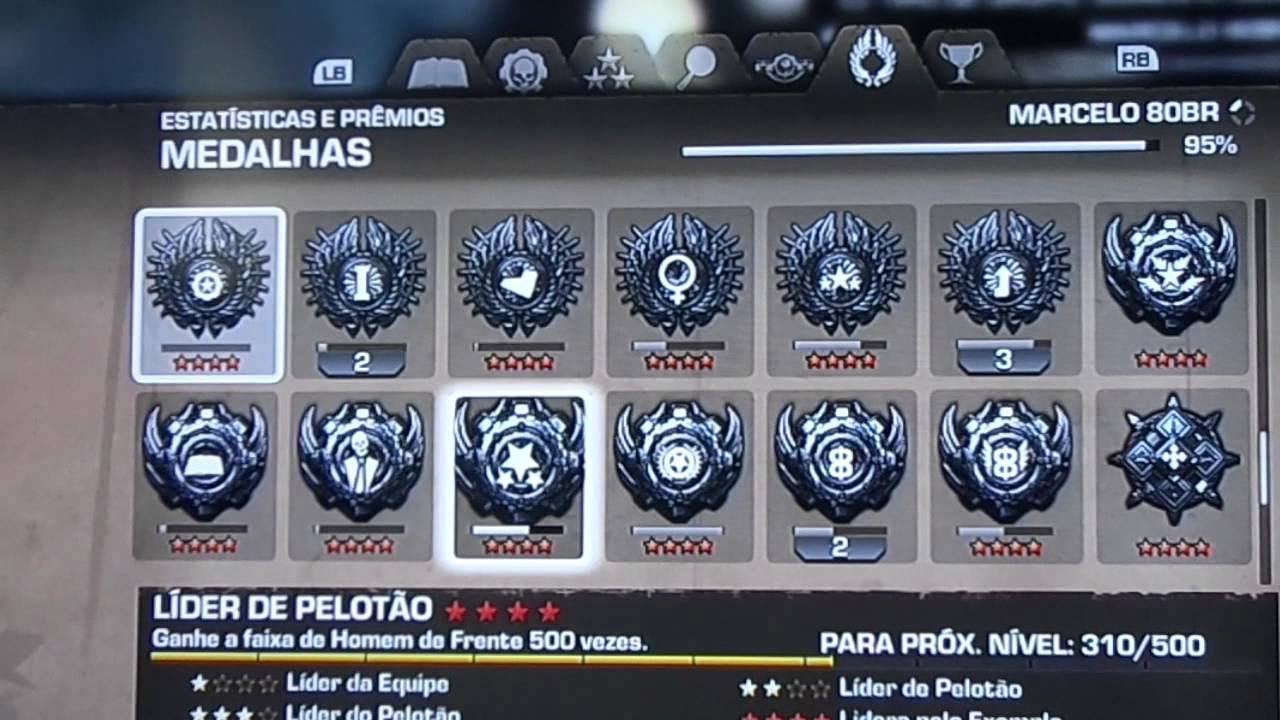 Medalhas Onyx - Gears of War 3 - YouTube