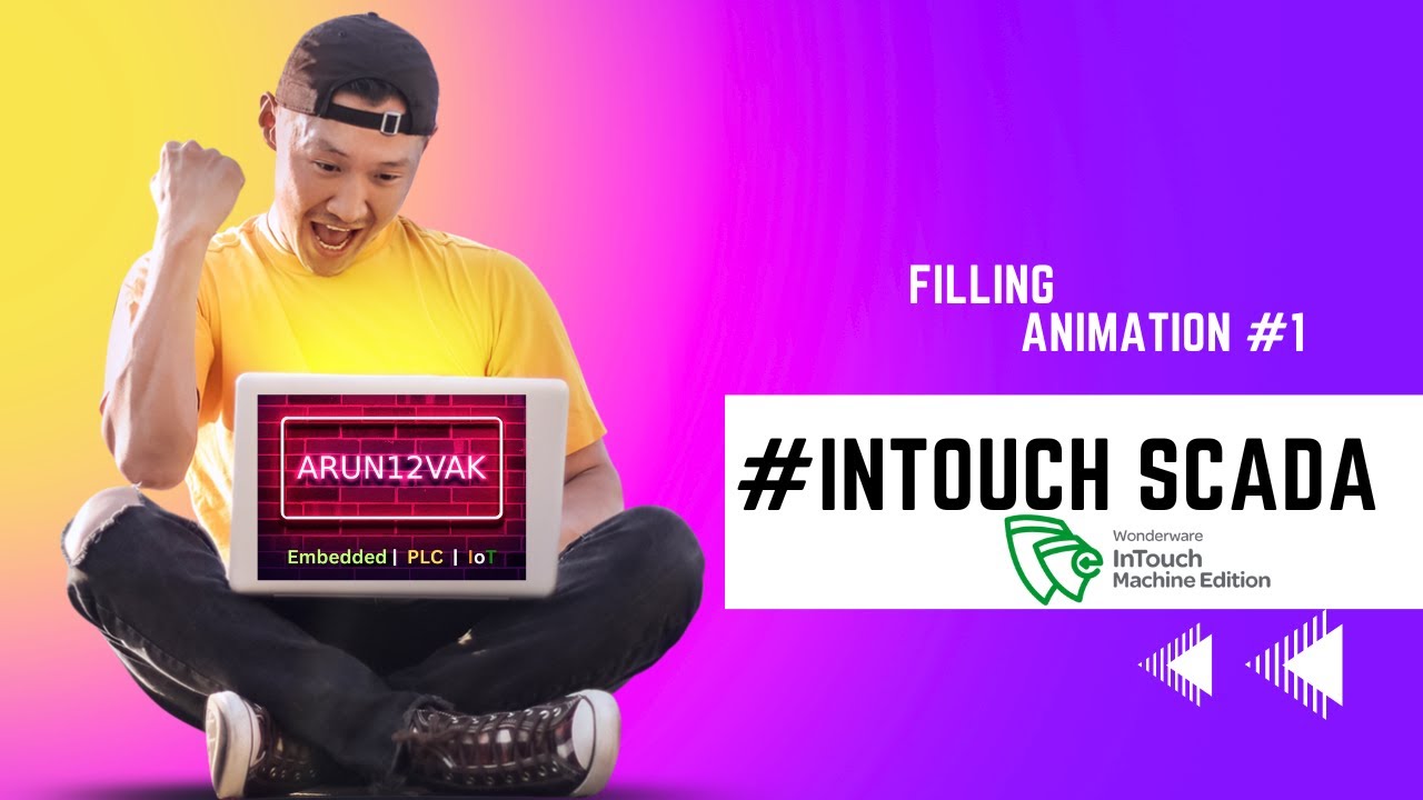 Wonderware InTouch Filling Animation #1 | #intouch #scada #wonderware ...