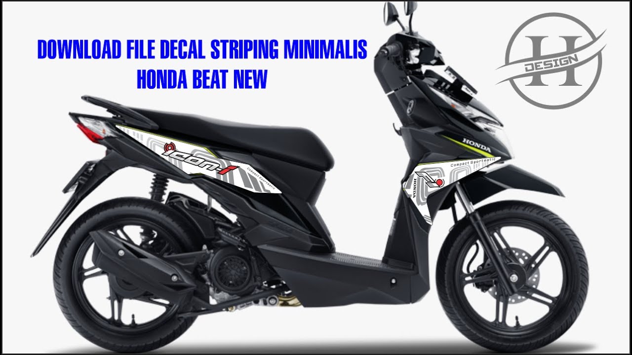 Honda Beat Striping Decal CORELDRAW - YouTube