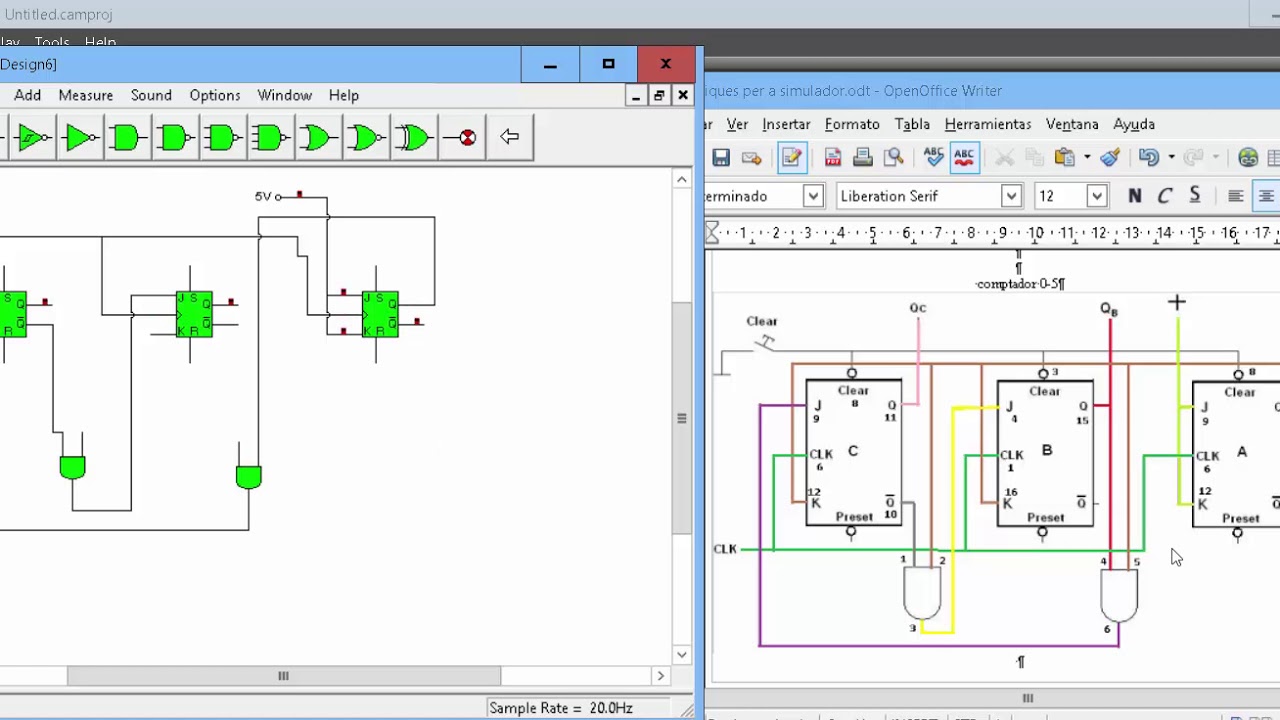 video tutorial crocodile digital 4, comptador 0-5 - YouTube