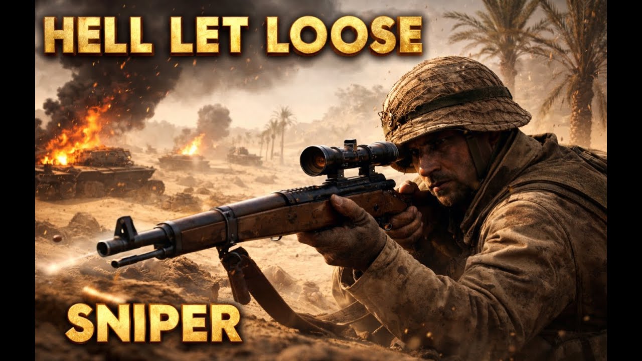 🪖 SNIPER GAMEPLAY 🪖 54 KILLS 🪖 Hell Let Loose 🪖 #war #soldier # ...