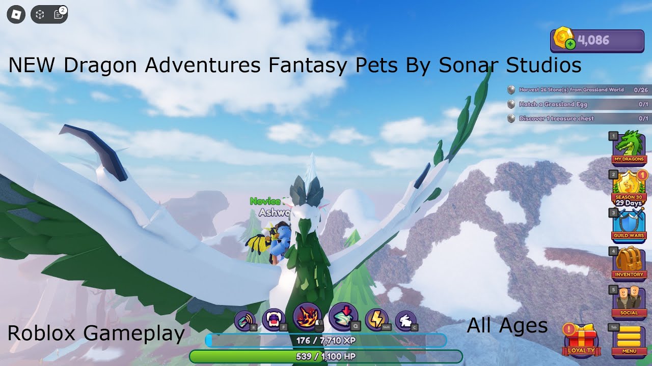 NEW Dragon Adventures Fantasy Pets By Sonar Studios All Ages (Roblox Gameplay) - YouTube