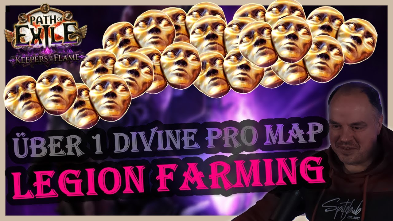 Path of Exile 🔥 ÜBER 1 DIVINE PRO MAP🔥 LEGION farming - YouTube