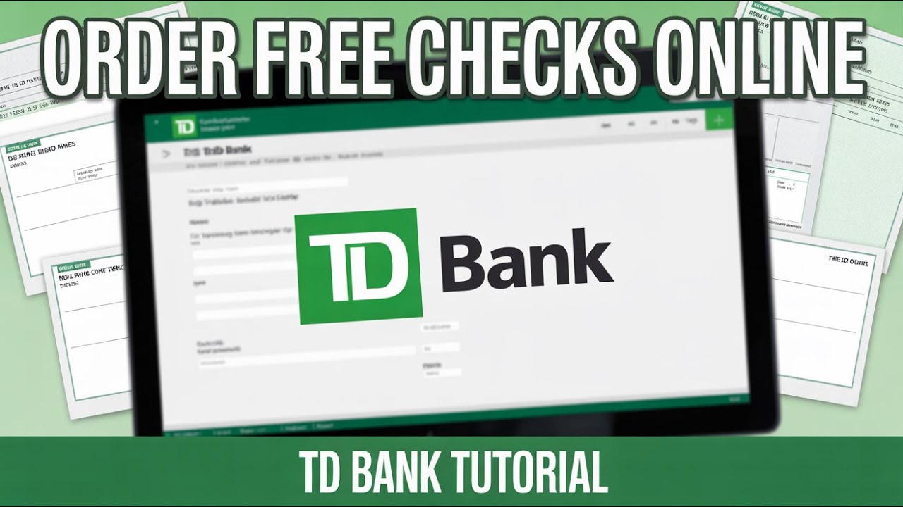 How to Order Replacement Checks from TD Bank Online for Free (If ...