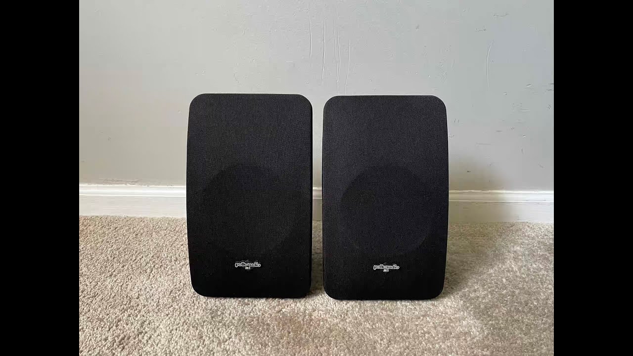 Polk Audio M1 M Series Home 2 Way Bookshelf Speakers - YouTube