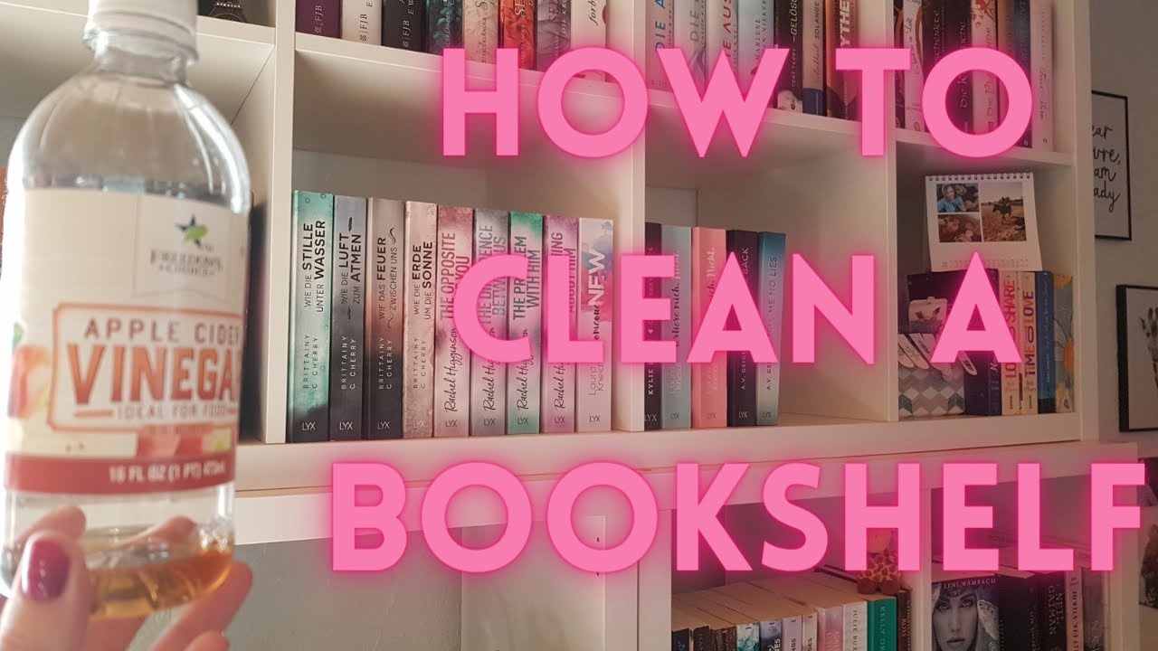 How To Clean A Bookshelf - YouTube
