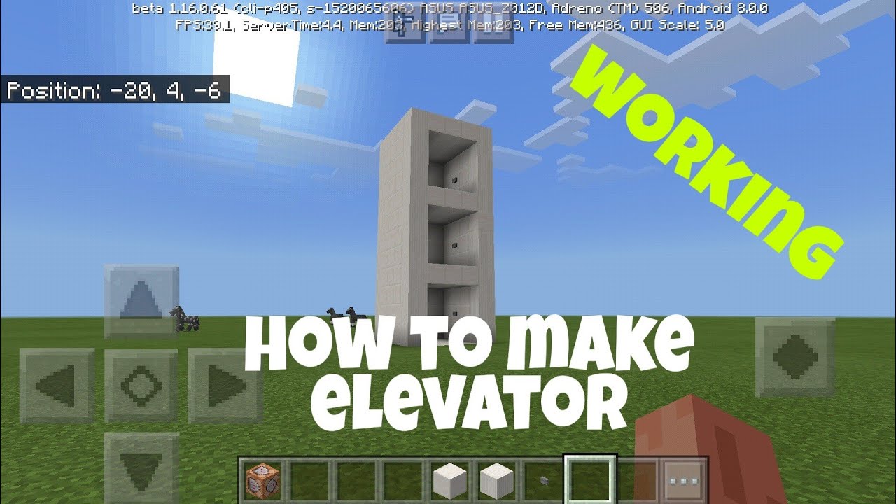 How to Make Elevator With Commands - YouTube