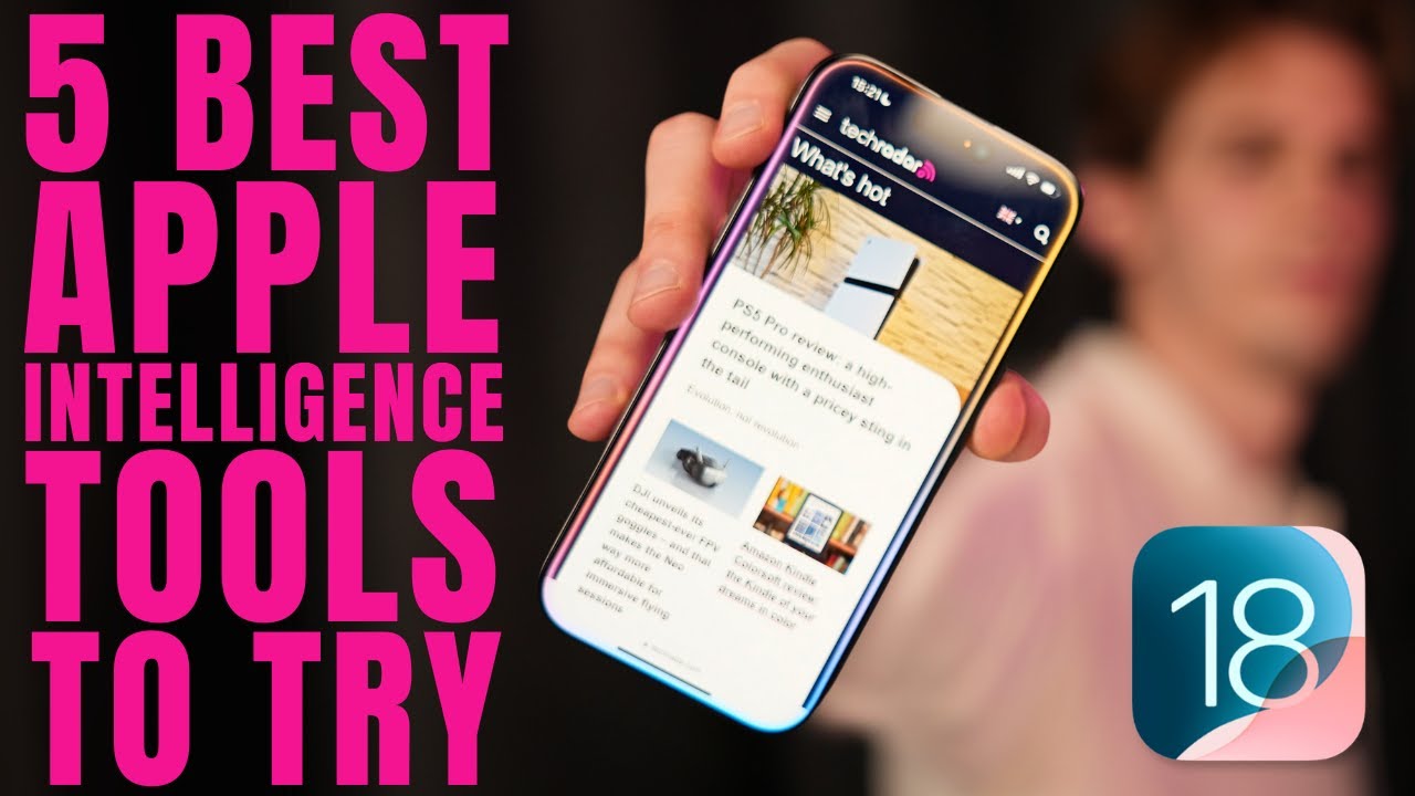 5 best Apple Intelligence tools you can try right now in iOS 18.1 - YouTube